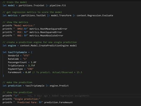 Use F And Mlnet To Predict New York Taxi Fares