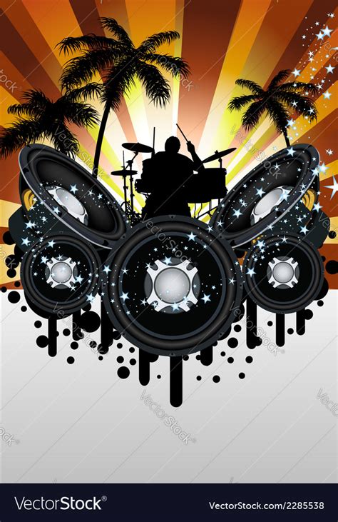 Grunge Music Royalty Free Vector Image VectorStock