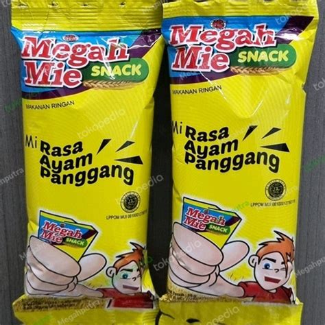 Jual Megah Mie Snack Krip Krip 30 Gr Kuning Ayam Panggang Kota
