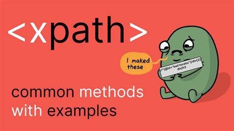 Common Xpath Methods With Examples