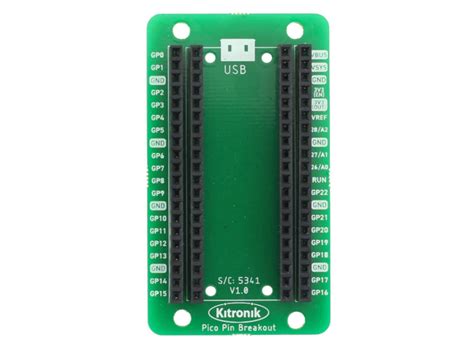 Kitronik Pin Breakout For The Raspberry Pi Pico Kiwi Electronics