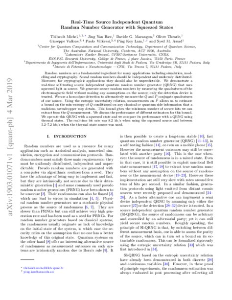 pdf real time source independent quantum random number generator with