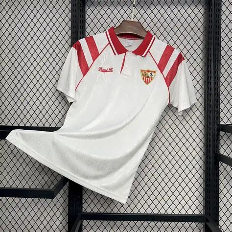 Retro 1992 93 Sevilla Fc Soccer Jersey Home Jersey Soccer Jersey Yupoo