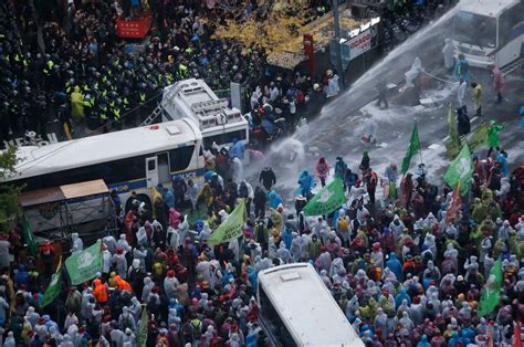 Tens Of Thousands March In Seoul Calling For Ouster Of President The