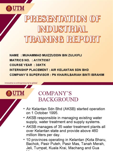 Slide Presentation Internship Pdf