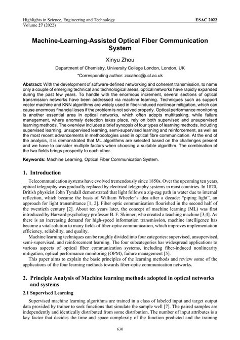 Pdf Machine Learning Assisted Optical Fiber Communication System