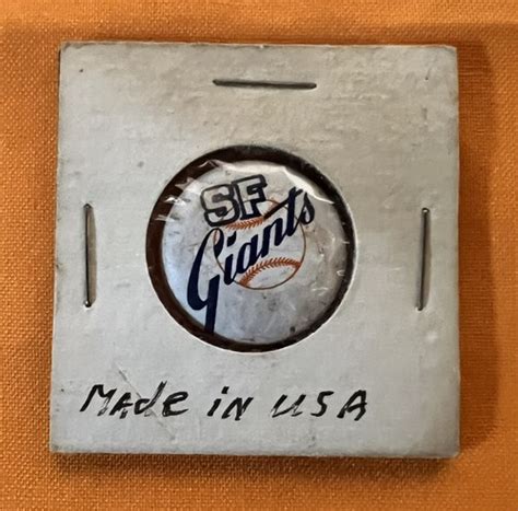 Mlb Vintage San Francisco Giants Pin Sealed Case Ebay