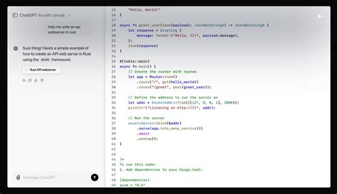 Chatgpt With Canvas Still Early I Try To Use Gpt 4o With Canvas To