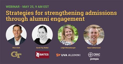 Webinar Strategies For Strengthening Admissions Through Alumni Engagement