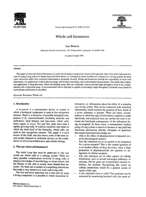 Pdf Whole Cell Biosensors Dokumen Tips