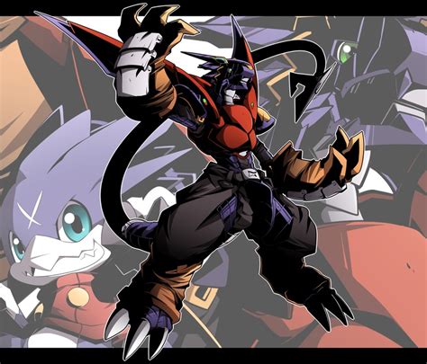 Gumdramon And Arresterdramon Digimon And More Drawn By Satsuki Mei Sakuramochi Danbooru