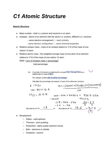 Aqa Alevel A Specification Written Physical Chemistry Notes Teaching Resources