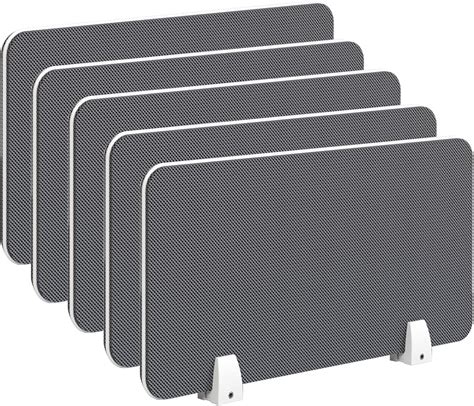 Desk Divider Panel 3 Pieces 5 Pcs Clamp On Desktop Privacy Shield Guard Sound