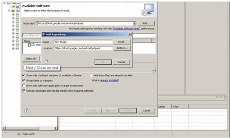 Adt Plugin Problem Cannot Be Added