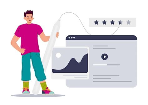 Premium Vector Ui Ux Designer Arrangement Interface Elements Of The