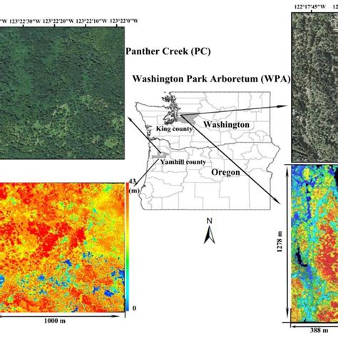 The Aerial True Color Photos And Aerial Laser Scanning Data For The Two