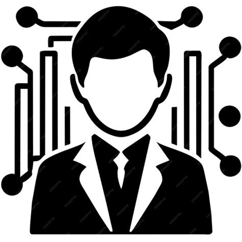 Premium Vector Data Scientist Icon