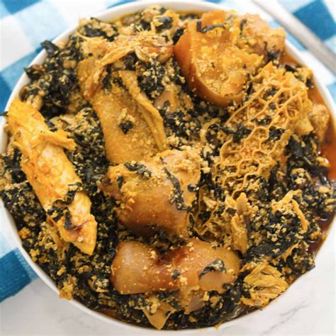 Nigerian Efo Elegusi Soup Two Ways Sims Home Kitchen