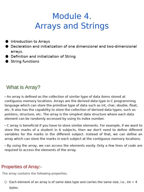 Cp Module 4 Ppt 2023 24 Pdf Computer Data Storage Data Type
