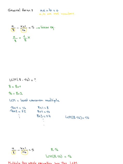Linear Equations Part 2 Pdf