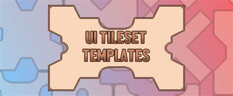 Ui Tileset Templates By Croomfolk