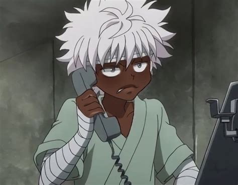 Dark Skinned Killua Black Cartoon Characters Character Art Black