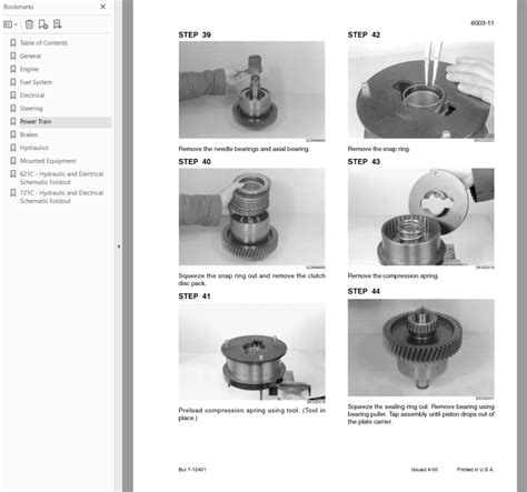 Case 621c 721c Loader Service Manual
