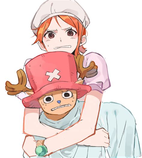 Nami And Tony Tony Chopper One Piece Drawn By Joman Danbooru