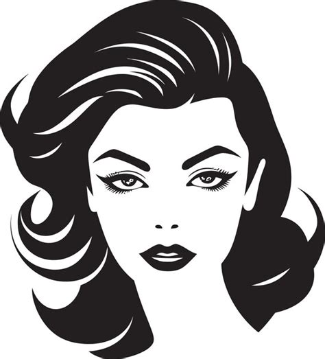 Premium Vector Ethereal Beauty Womans Icon Glamorous Grace Beauty Emblem
