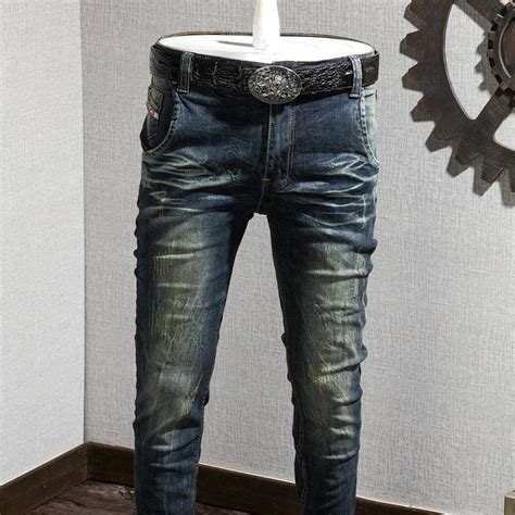 S647 워싱스판데님 신사패션