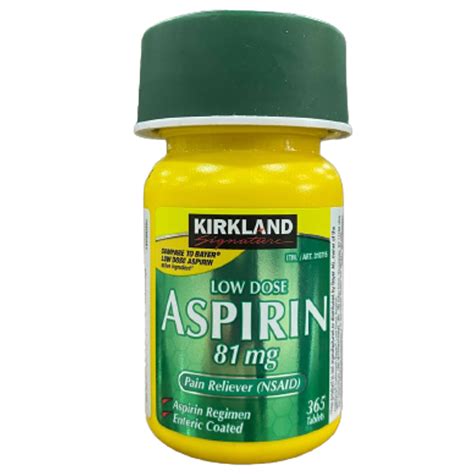 Kirkland Aspirin 365 tablets | Киркланд Аспирин легкое обезболивающее ...