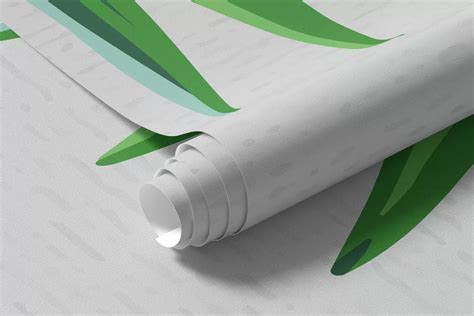 Фототапети за стена тропически листа тропически цветя зелени листа големи листа отгоре чл