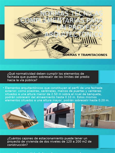 Normas Técnicas Complementarias Para Un Proyecto Arquitectonico Pdf