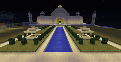Taj Mahal Build By Hand Minecraft Map