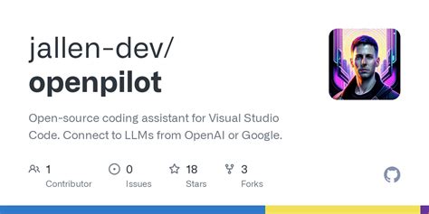 Github Jallen Devopenpilot Open Source Coding Assistant For Visual