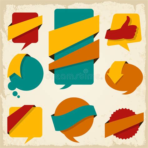 Speech Bubble In Retro Style Stock Vector Illustration Of Note Bubble 51136954