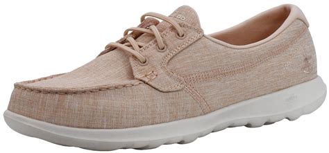 Skechers Womens Go Walk Lite Isla Boat Shoe