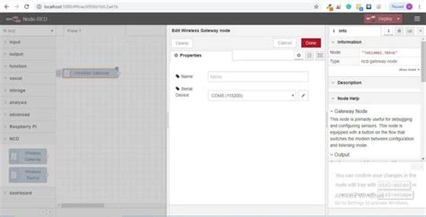 Wireless Sensor Data To Excel Using Node Red Details