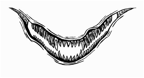How To Draw A Creepy Smile Limmerkoll