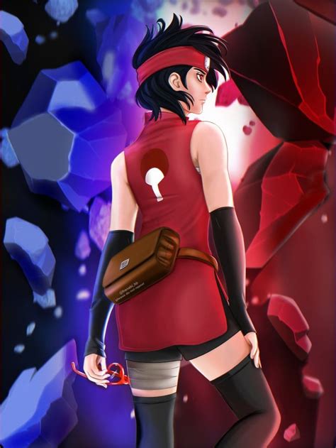 ˙⊹ ੈ [𝑺𝒂𝒓𝒂𝒅𝒂 𝑼𝒄𝒉𝒊𝒉𝒂] ੈ⊹˙ Boruto And Sarada Uchiha Sasuke Uchiha