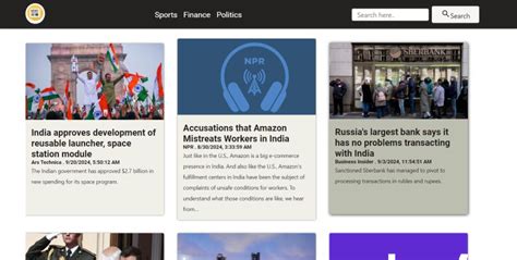Saptarshi Sarkar On Linkedin Webdevelopment Javascript Html Css Newsapp Techprojects