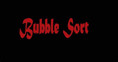 C Program For Bubble Sort C Programming