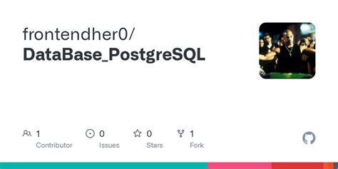 Github Frontendher0databasepostgresql