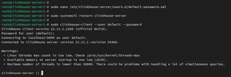 how to install clickhouse olap database system ubuntu 22 04