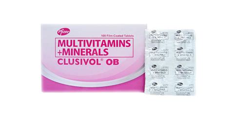 Mypharma Clusivol Ob Tablet 20s