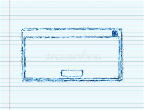 Vintage User Interface Critical Error Warning Message Vector Stock Illustration Stock Vector