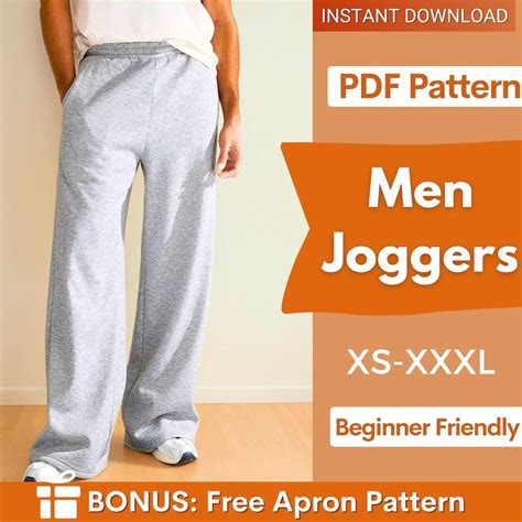 Baggy Sweatpants Sewing Pattern Etsy Denmark