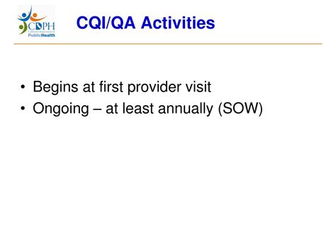 PPT Continuous Quality Improvement CQI And Quality Assurance QA PowerPoint Presentation