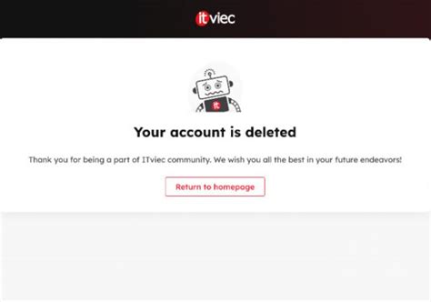 User Guide How To Delete Your Account ITviec Blog
