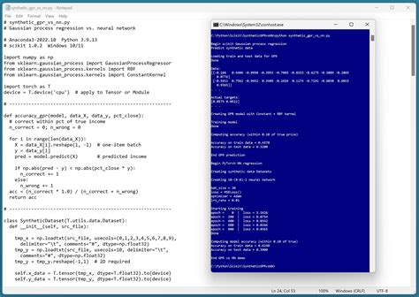 Scikitpytorchgprvsnnregressionshowdown James D Mccaffrey